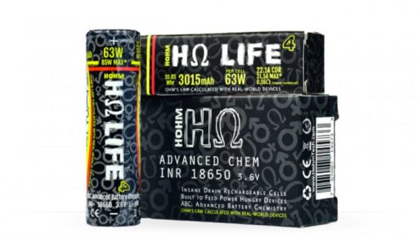 Buy rechargeable HOHM LIFE 18650 BATTERY - NZVAPOR