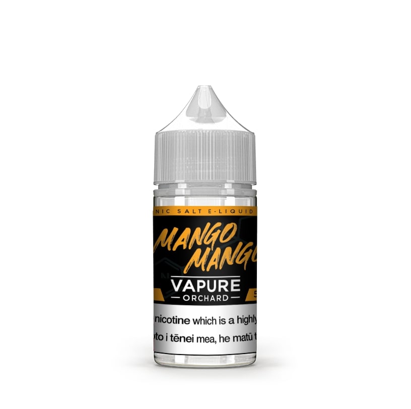 Buy salted nicotine vape juice - VAPURE SALTS Mango Mango - NZVAPOR ...