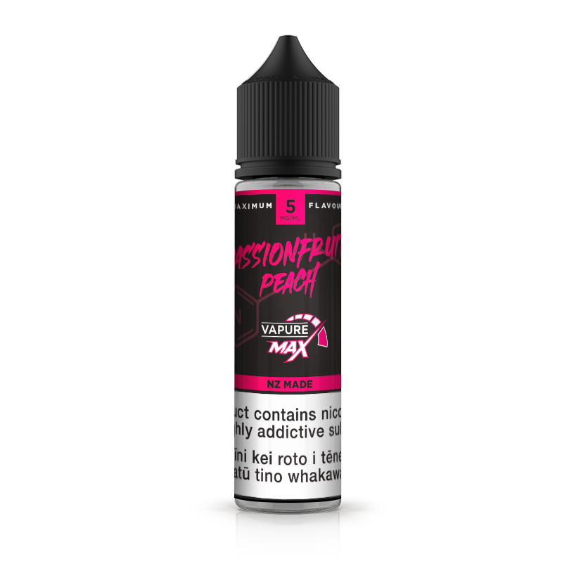 Buy VAPURE MAX Peach Passionfruit - NZVAPOR Vape Shop