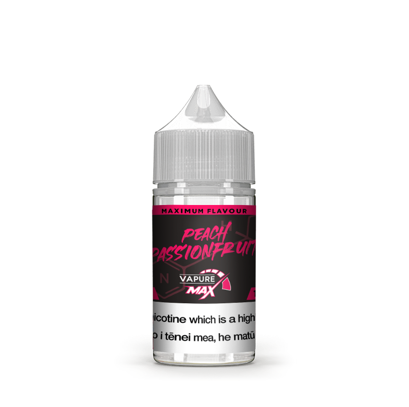 VAPURE MAX SALTS Peach Passionfruit - NZVAPOR Vape Shop